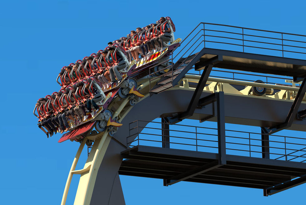 Tormenta Rampaging Run Announced as 2026 Record-Breaking Dive Coaster ...